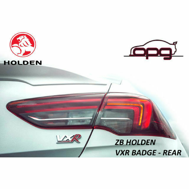 Genuine Holden Badge Chrome "VXR" ZB Commodore VXR Rear Decklid Boot ...