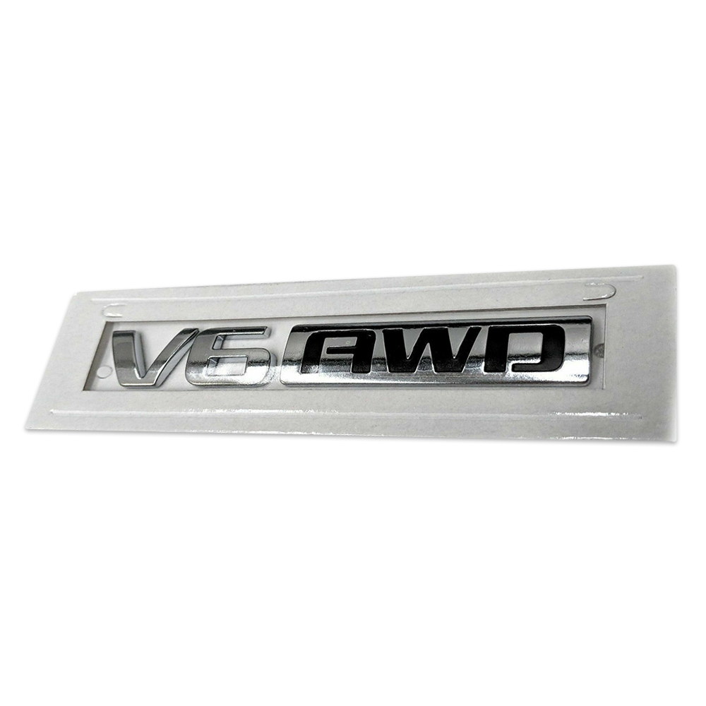 Genuine Holden Badges Chrome Black for "V6 AWD" ZB Commodore RS-V VXR ...