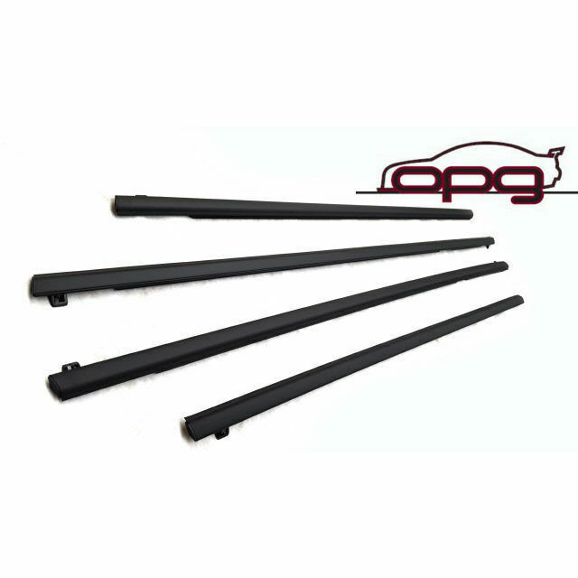 Genuine Holden Outer Door Weatherstrips & Gutter Drip Mould Black for ...