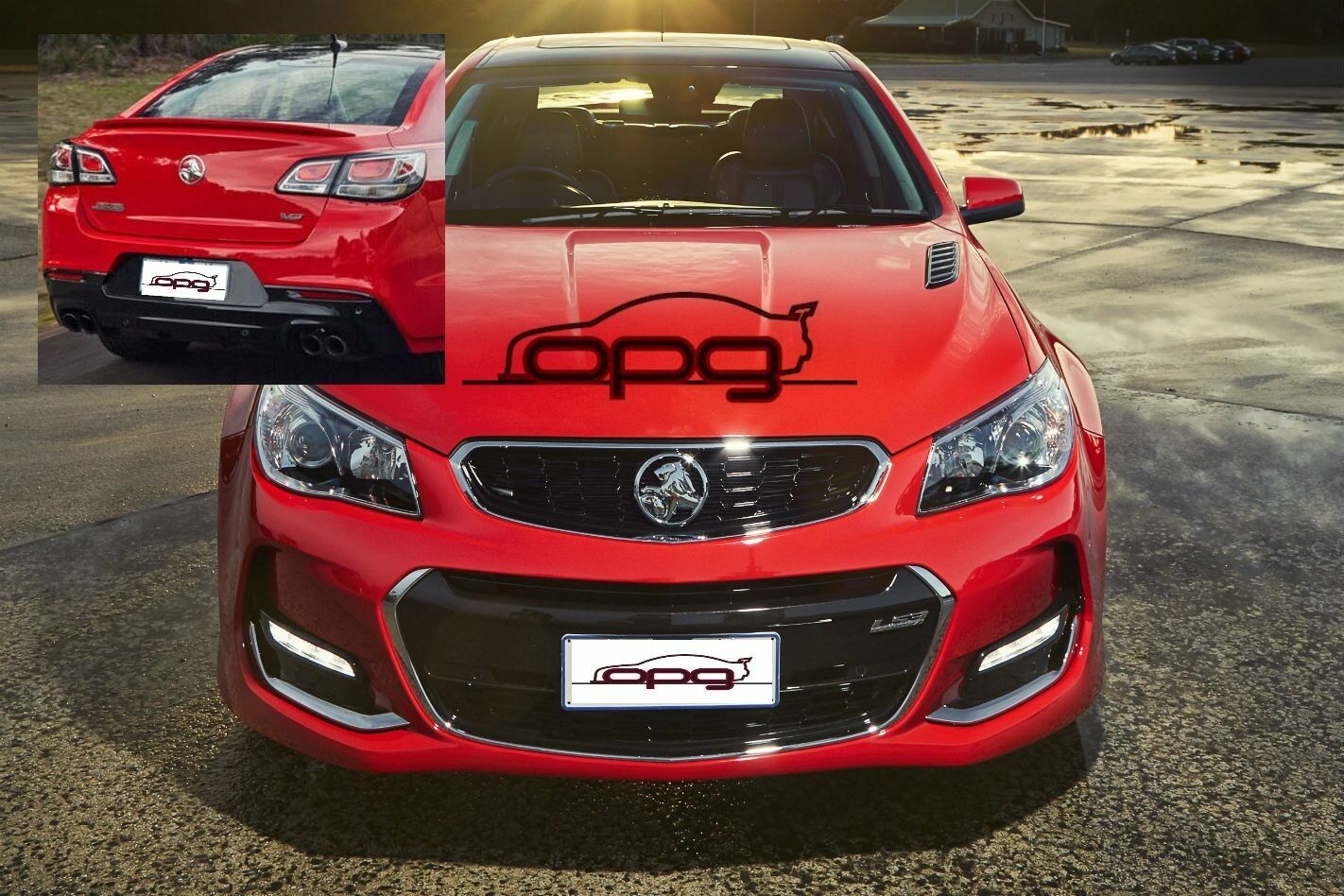 Genuine Holden Grille (Black Unpainted) / Boot / Wheel Caps - Combo for ...