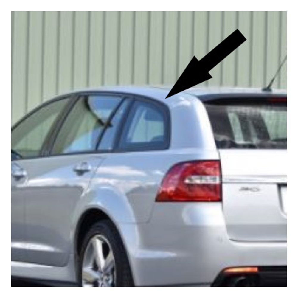 Genuine Holden Rear Side Window & Mouldings Black for 2006 > 2017 VE VF ...