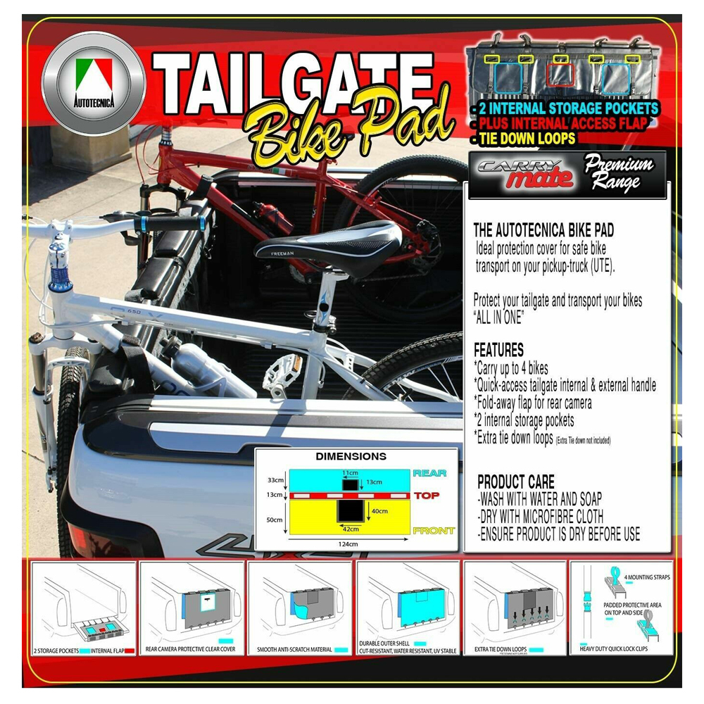 Autotecnica Ute Tailgate Large Pad Protector for Surfboard Ladder Cycle ...