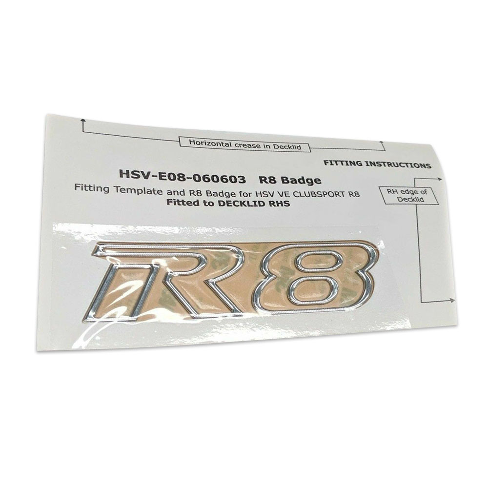 Genuine Holden HSV / Decal Badge for VF Maloo GEN-F GEN-F2 "R8" Rear ...
