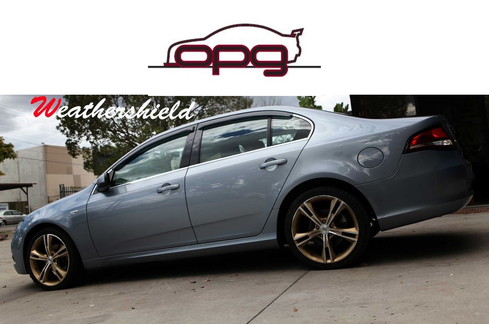 HIC Slimline Weathershield Weather Shield Kit for Ford & FPV FG & FGX ...