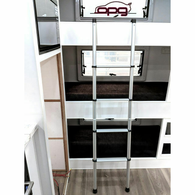 Ladder - Premium 4 Rung/Step for Caravan RV Camper Van Houseboat Bunk ...