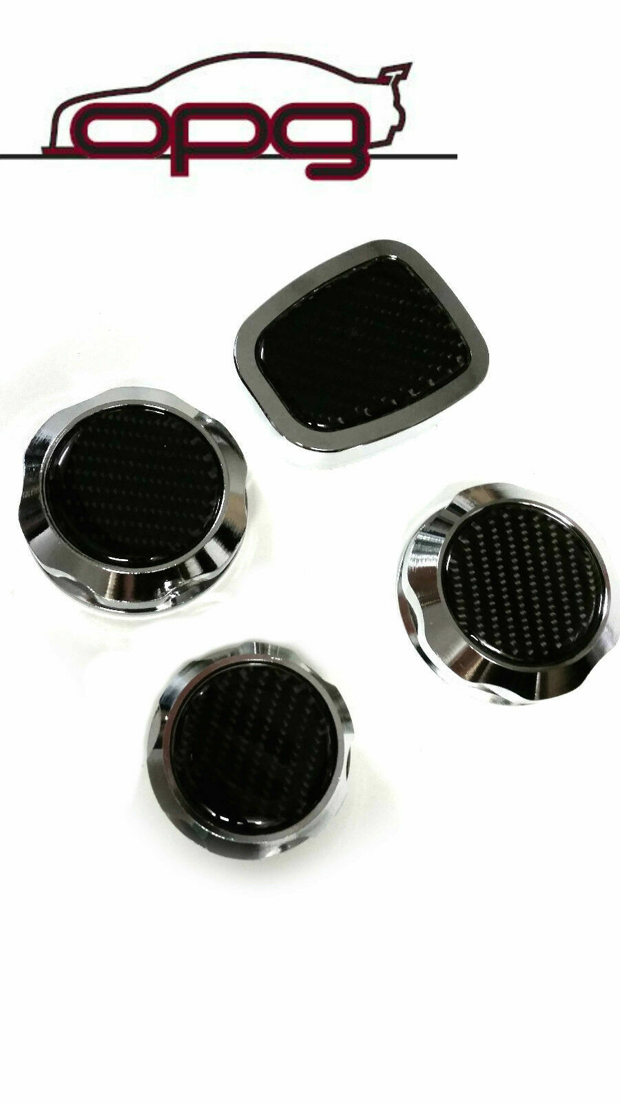 Autotecnica Chrome Carbon Top Alloy Engine Cap Kit for WN / HSV Grange ...