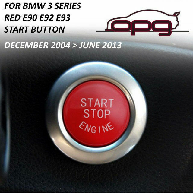 Starter Button for / Red Engine Push Start Button for - BMW 3 Series ...