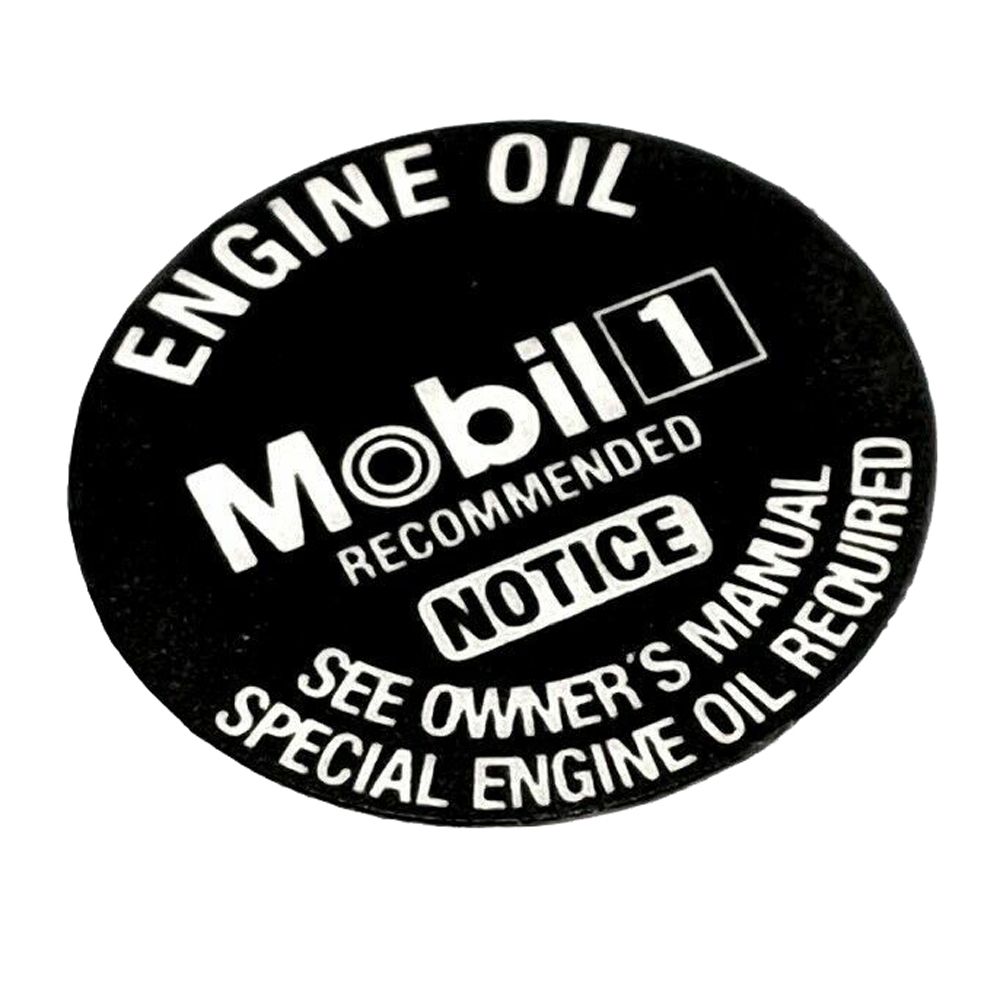 Genuine HSV Decal Oil Cap (Mobil Oils) Engine Bay for VT VX VU VY VZ VE ...