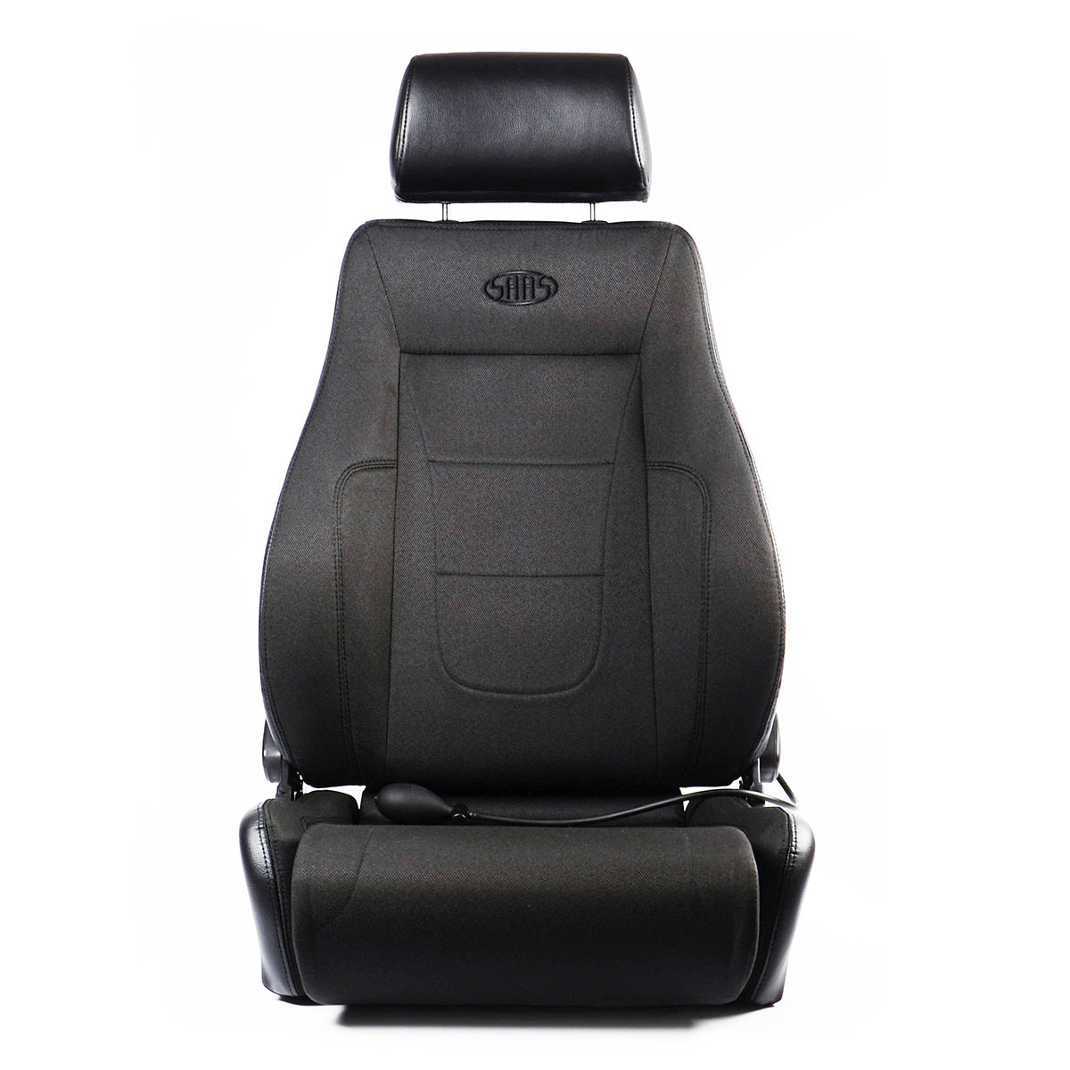SAAS TRAX 4X4 Seat Black Cloth / PU ADR Compliant