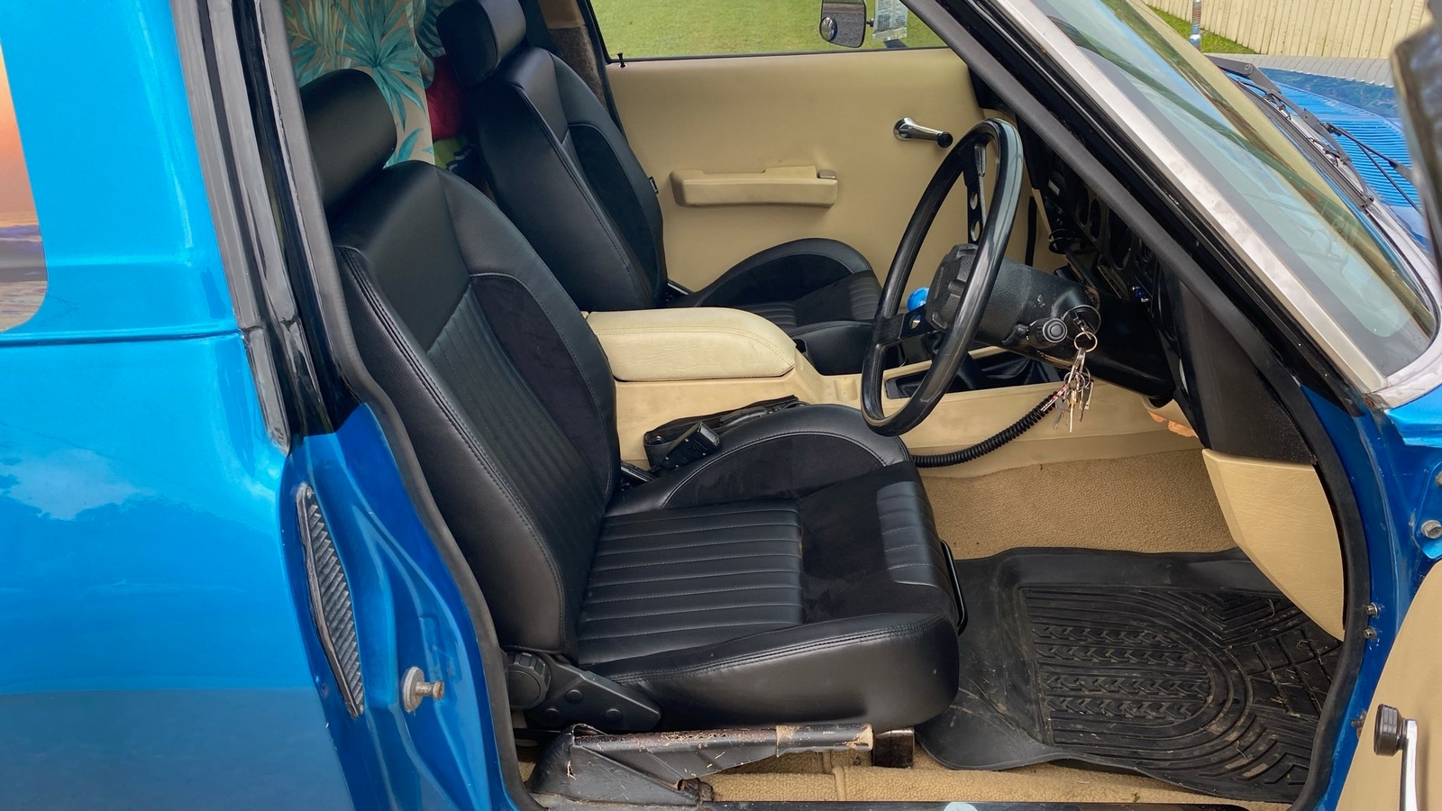 Autotecnica Classic Retro Style High Back BlackBucket Seats Quick Tilt ...