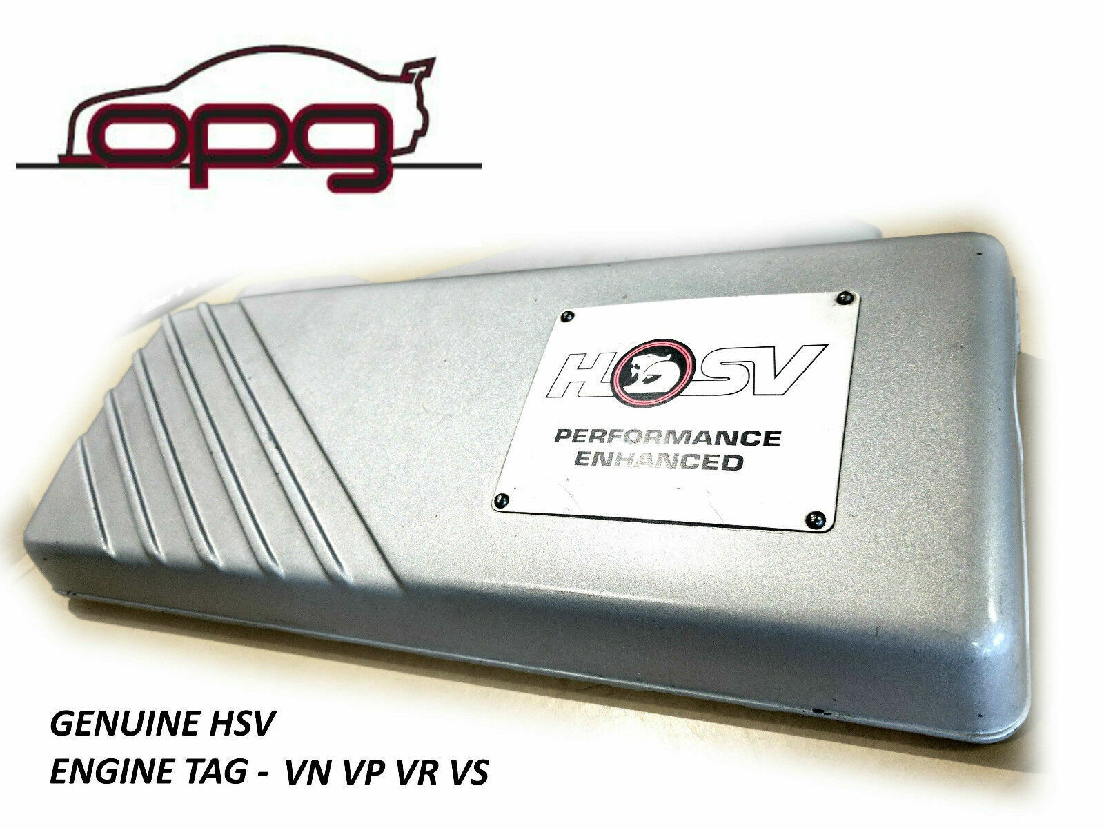 Genuine HSV / Holden Badge Engine Tag HSV fits VN VP VR VS VT VX VY VZ ...