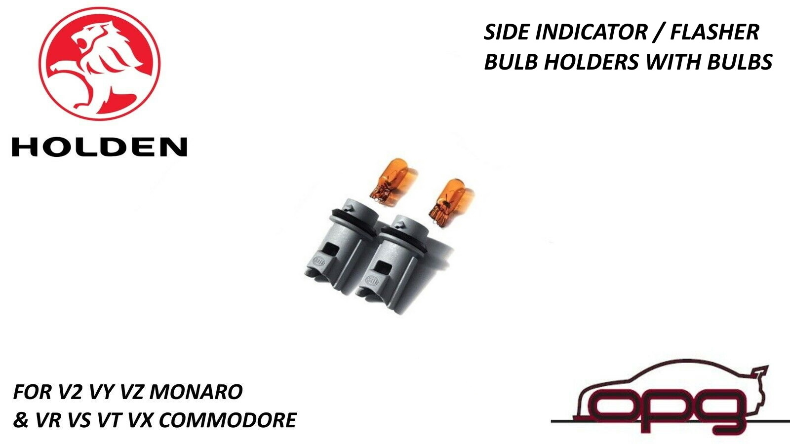 Genuine Holden Front Fender Indicator / Flasher - Bulb Holders & Bulbs ...