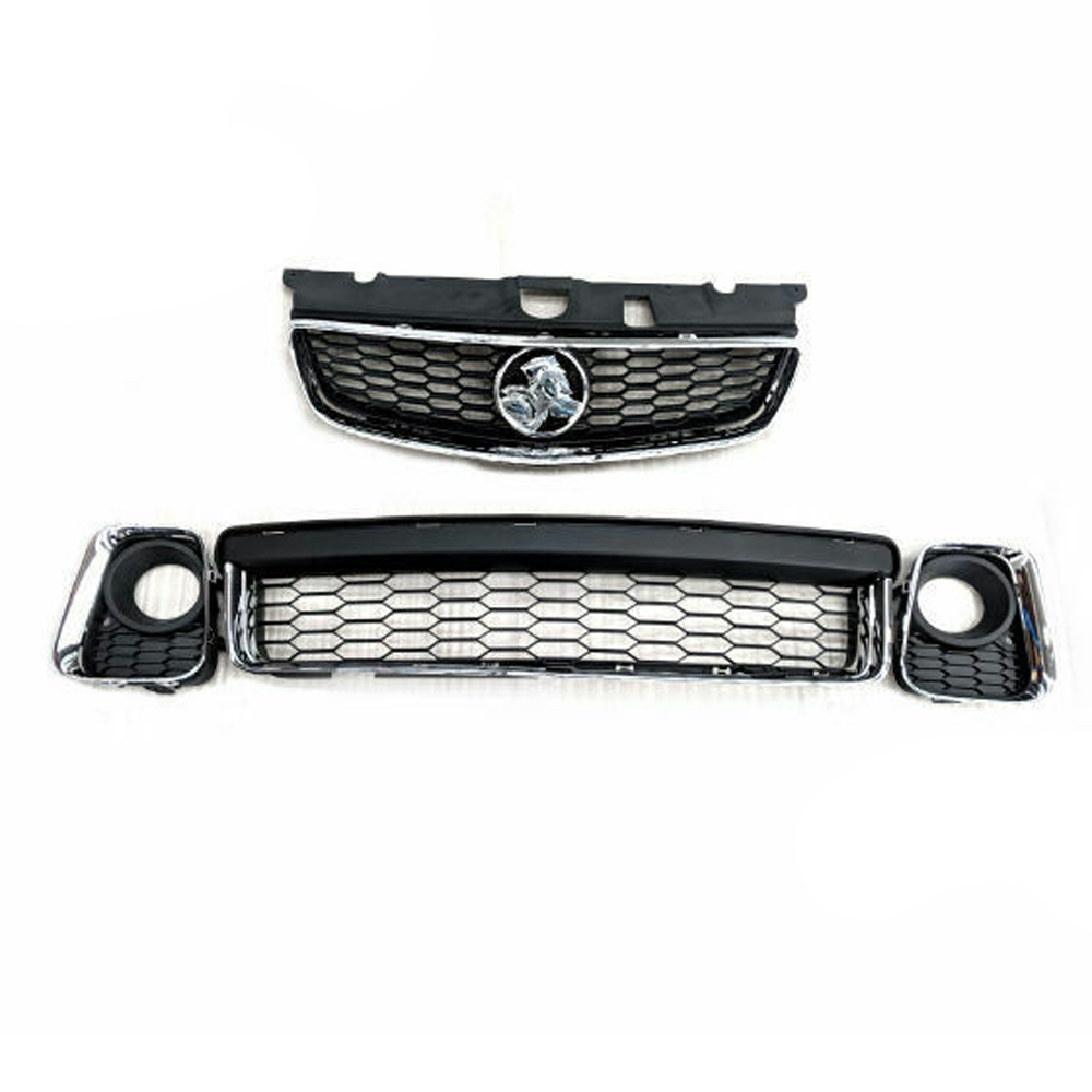 Genuine Holden Combo Grille / Chrome / Fog Surrounds for VE Series 2 SS ...