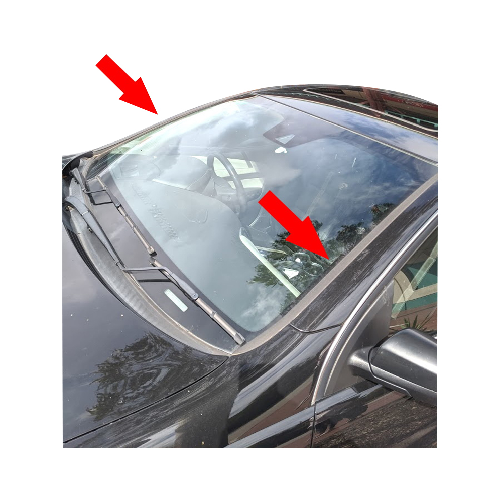 Genuine Holden Outer Windscreen Mouldings Left & Right Black VF Sedan ...