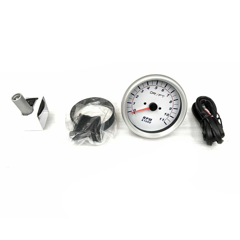 Drift by SAAS Performance Tacho Tachometer 3 3/4" 95mm Analoge Gauge ...