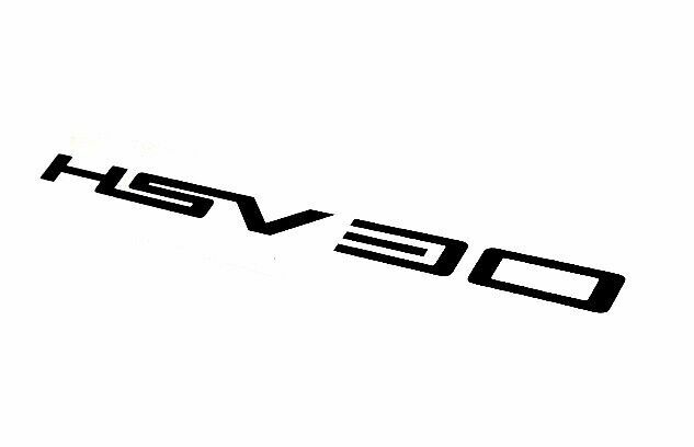 Genuine HSV Window Decal "HSV 30" 30th Anniversary for VF GEN-F2 GTS ...