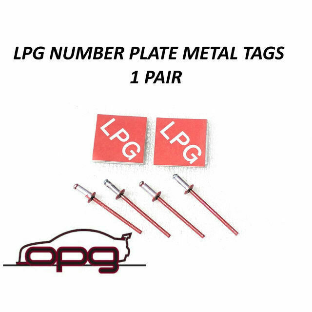 TFI LPG Number Plate Tags / Plates Number / Licence Plate LPG ...