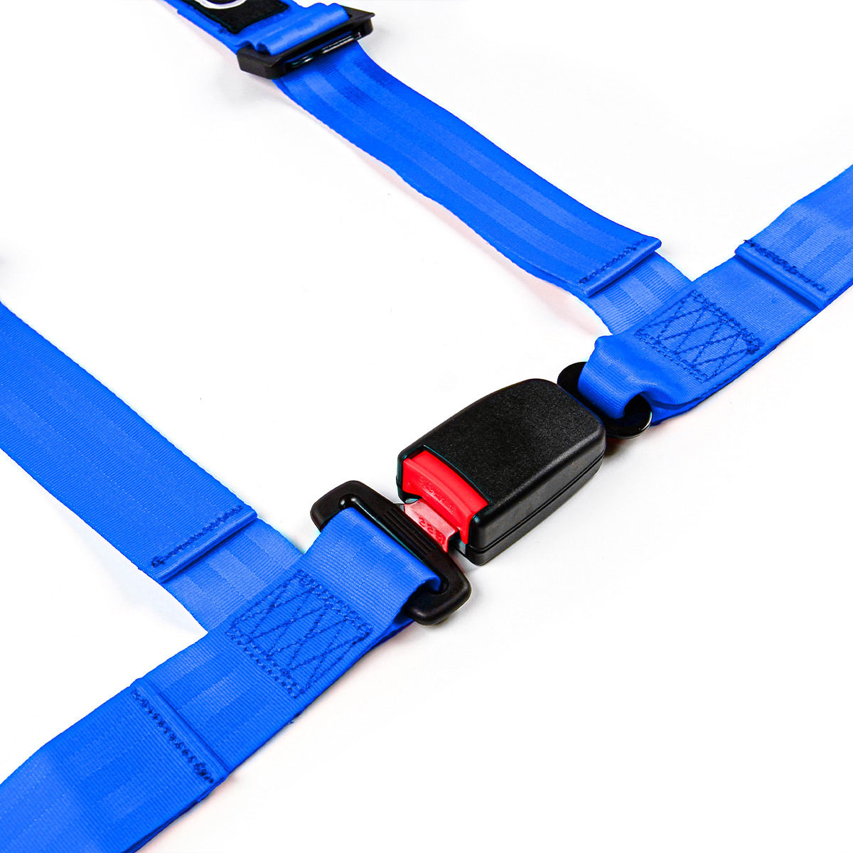 SAAS Harness 4 Point Blue EC-R16 2 Inch Heavy Duty Webbing with 7/16 ...