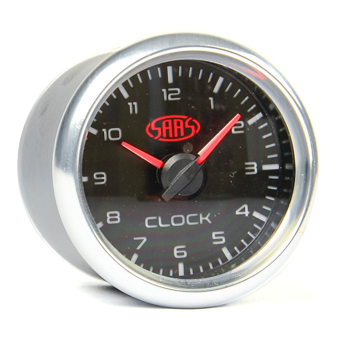 Genuine SAAS SG32294 Clock Analogue Gauge 52mm Black Muscle Series 3