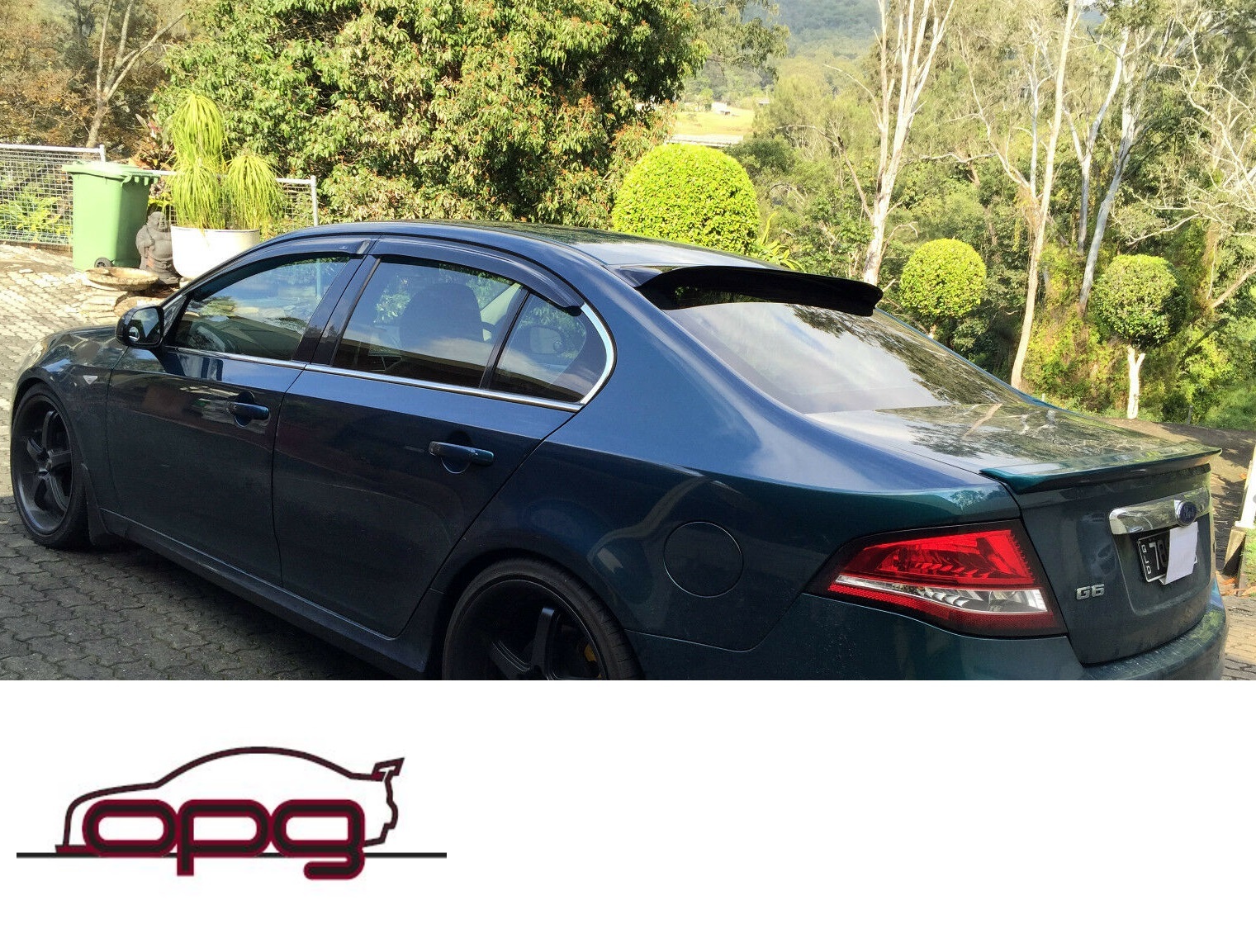 HIC Rear Window Roof Visor Spoiler Wing Sunshade for Ford & FPV FG FG-X ...