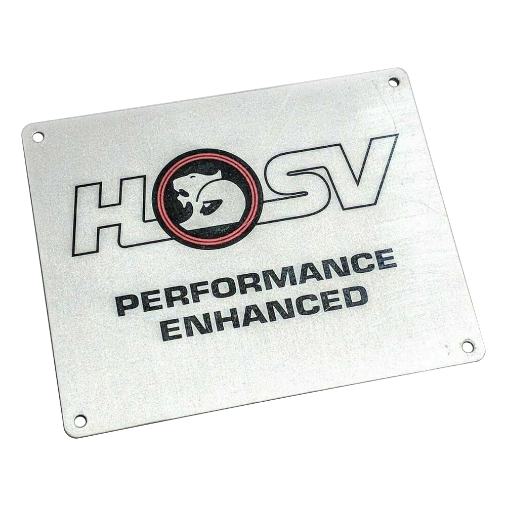 Genuine HSV / Holden Badge Engine Tag / Plate / Badge "HSV" fits VN VP ...