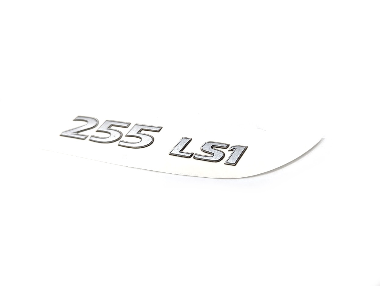 Genuine Holden HSV Badge "255 LS1" Silver for VX R8 Clubsport Maloo ...