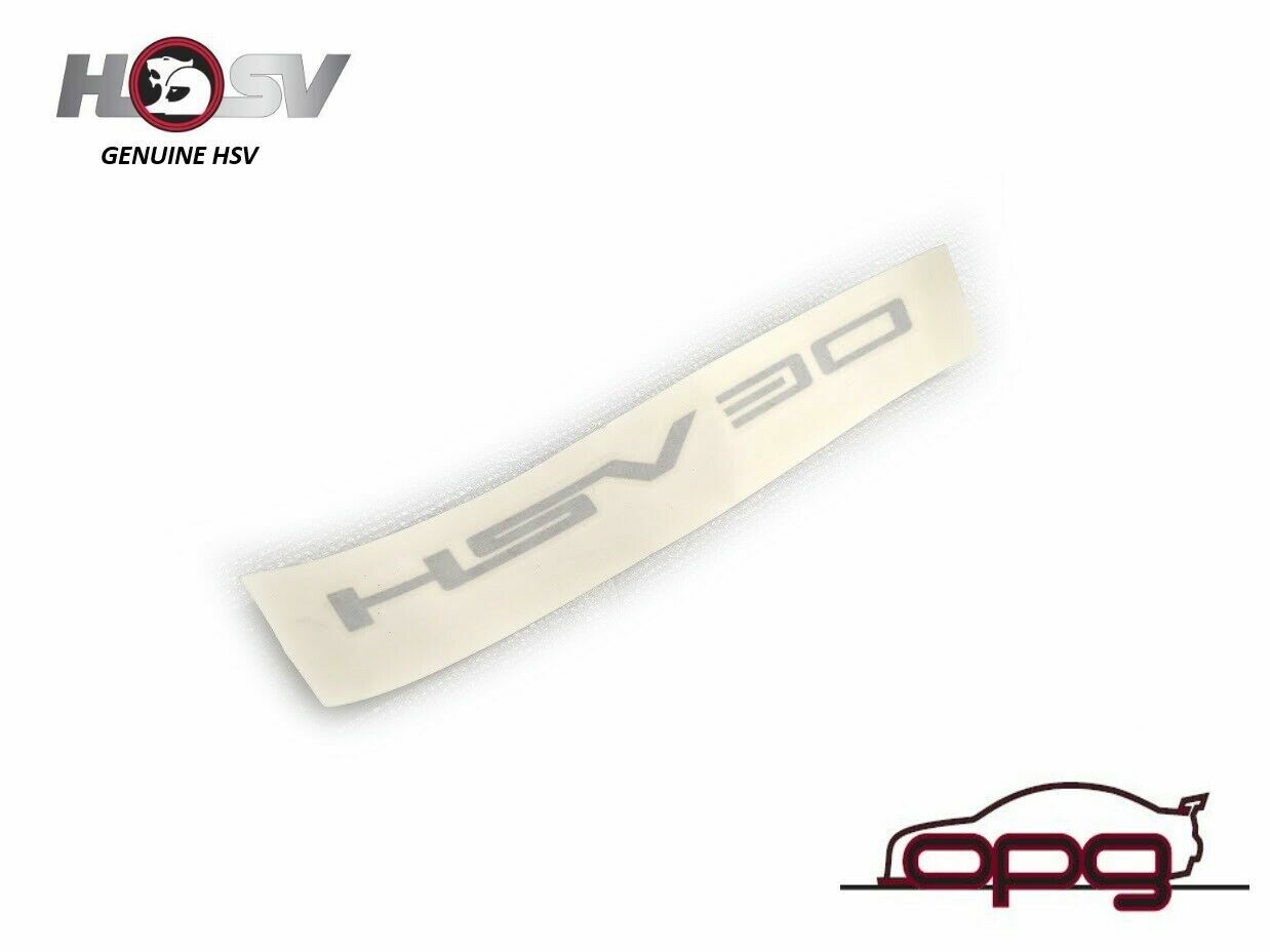 Genuine HSV Window Decal "HSV 30" 30th Anniversary for VF GEN-F2 GTS ...