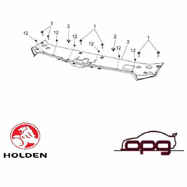 Genuine Holden Radiator Cover Engine Bay for VF Holden HSV Chevrolet ...