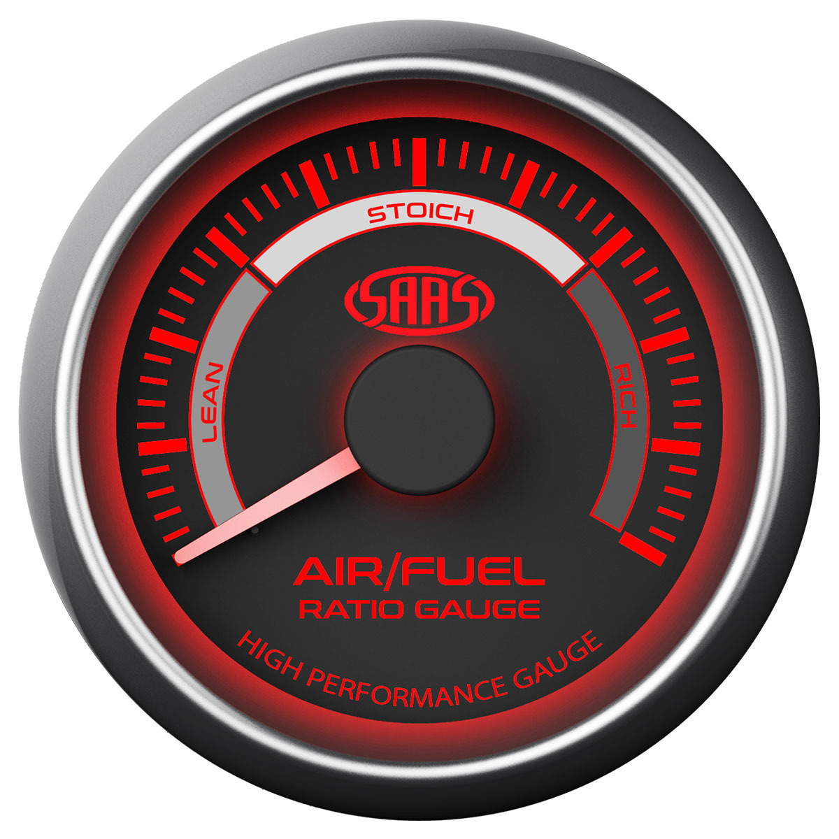 Genuine SAAS SG-AF52B Muscle Series Air Fuel Ratio Gauge 52mm Black ...