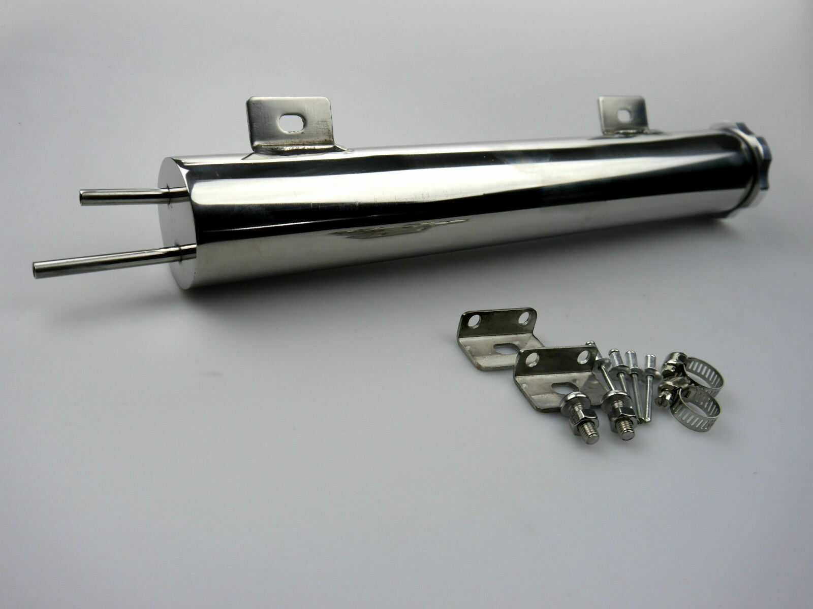 Autotecnica Polished Alloy Radiator Overflow Recovery Tube / Tank for ...