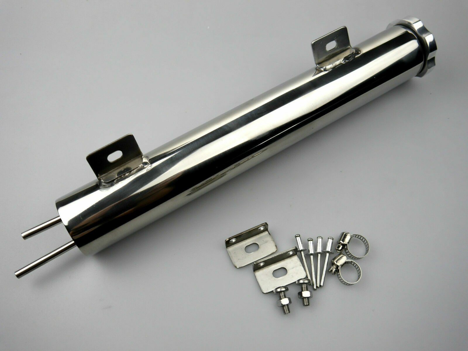 Autotecnica Polished Alloy Radiator Overflow Recovery Tube / Tank for ...