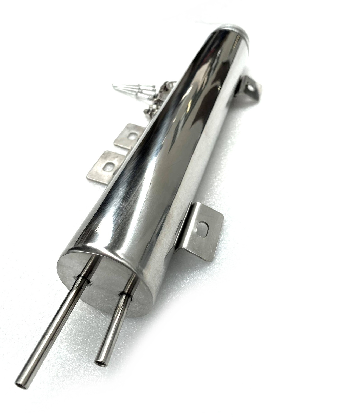 Performance Polished Alloy Radiator Overflow Tank - NAP