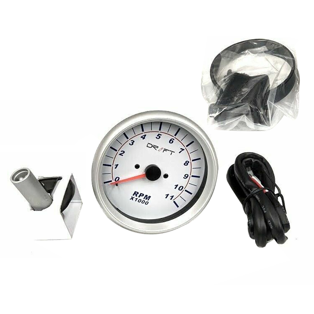 Drift by SAAS Performance Tacho Tachometer 3 3/4" 95mm Analoge Gauge ...