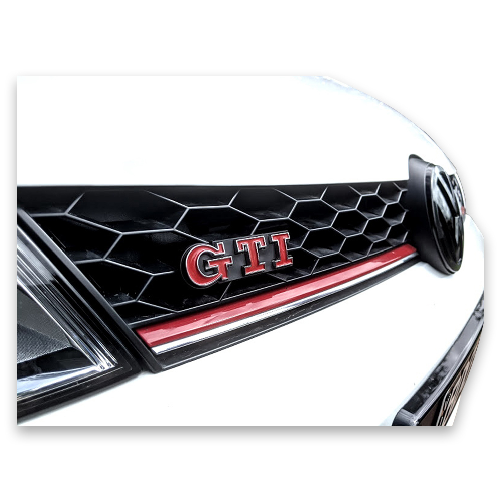 Badge Kit for "GTI" Grille & Hatch Golf MKV MK6 MKVII GTI VW Volkswagen ...