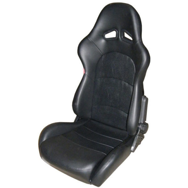 Modern Sports High Back PU Leather Bucket Seats Car Reclinable for ...