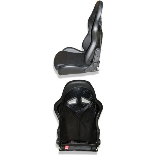 Modern Sports High Back PU Leather Bucket Seats Car Reclinable for ...