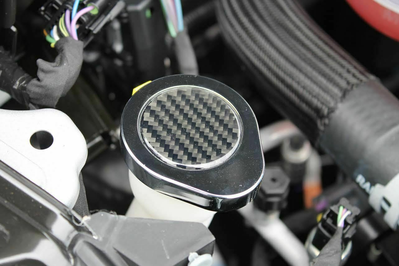 Autotecnica Carbon Chrome Alloy Billet Engine Cap Kit Made for Ford ...