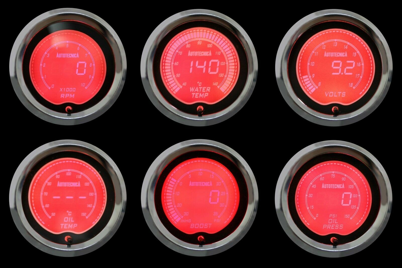 Autotecnica / SAAS Gauge Dash Pod for Holden VY SS VZ LCD Gauge Combo ...